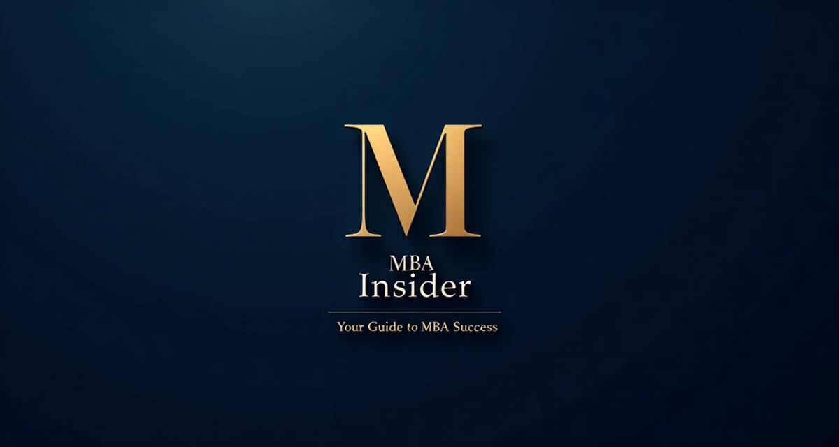 MBA Insider - Your Guide to MBA Programs, Financing & Career Success